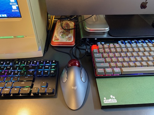 Logicool ロジクール TM-150r トラックマン マーブル 有線 マウス トラックボール 左右対称型 USB 4ボタン 国内正規品 ...